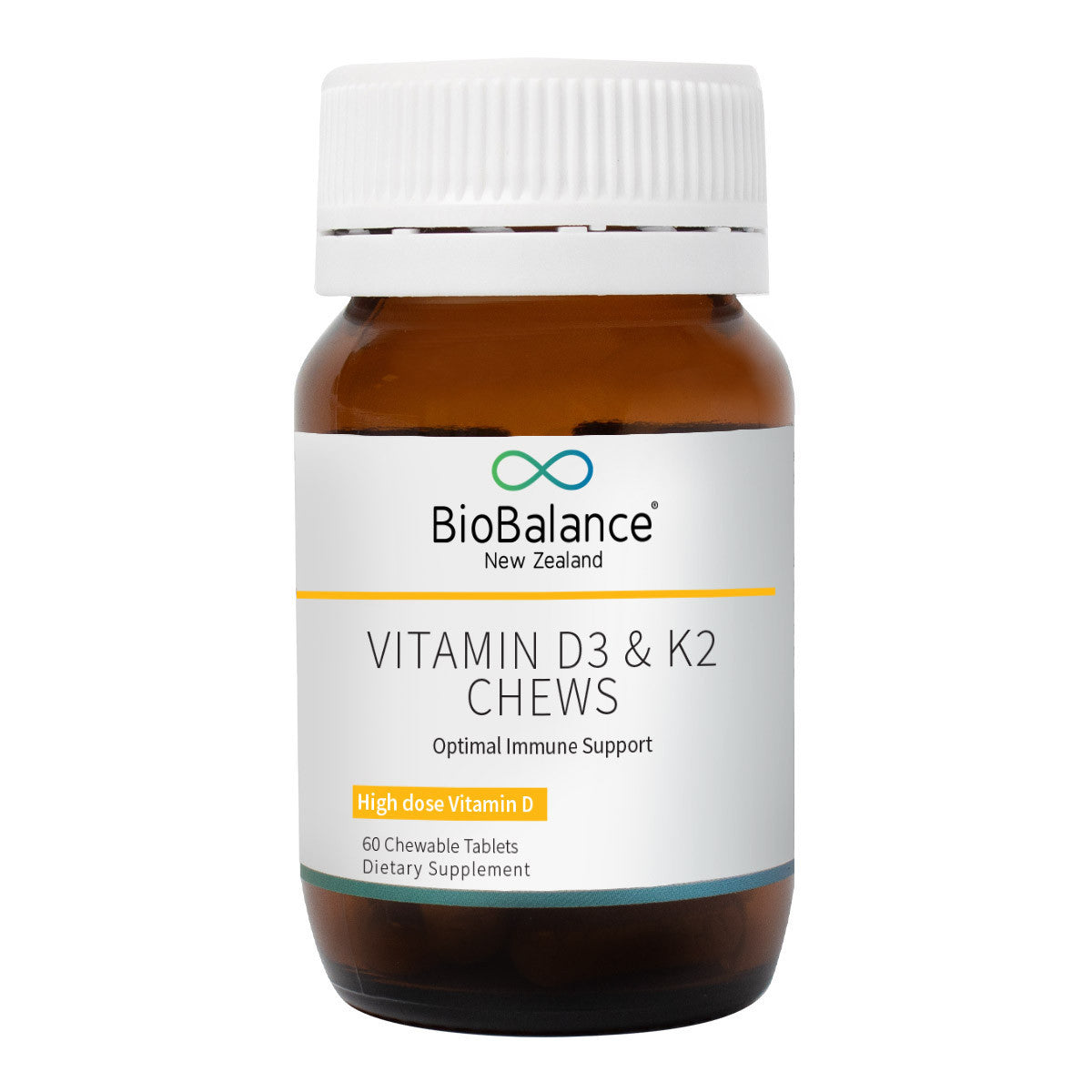 Buy Vitamin D3 & K2 Chews by BioBalance - 60 chewable tablets ...