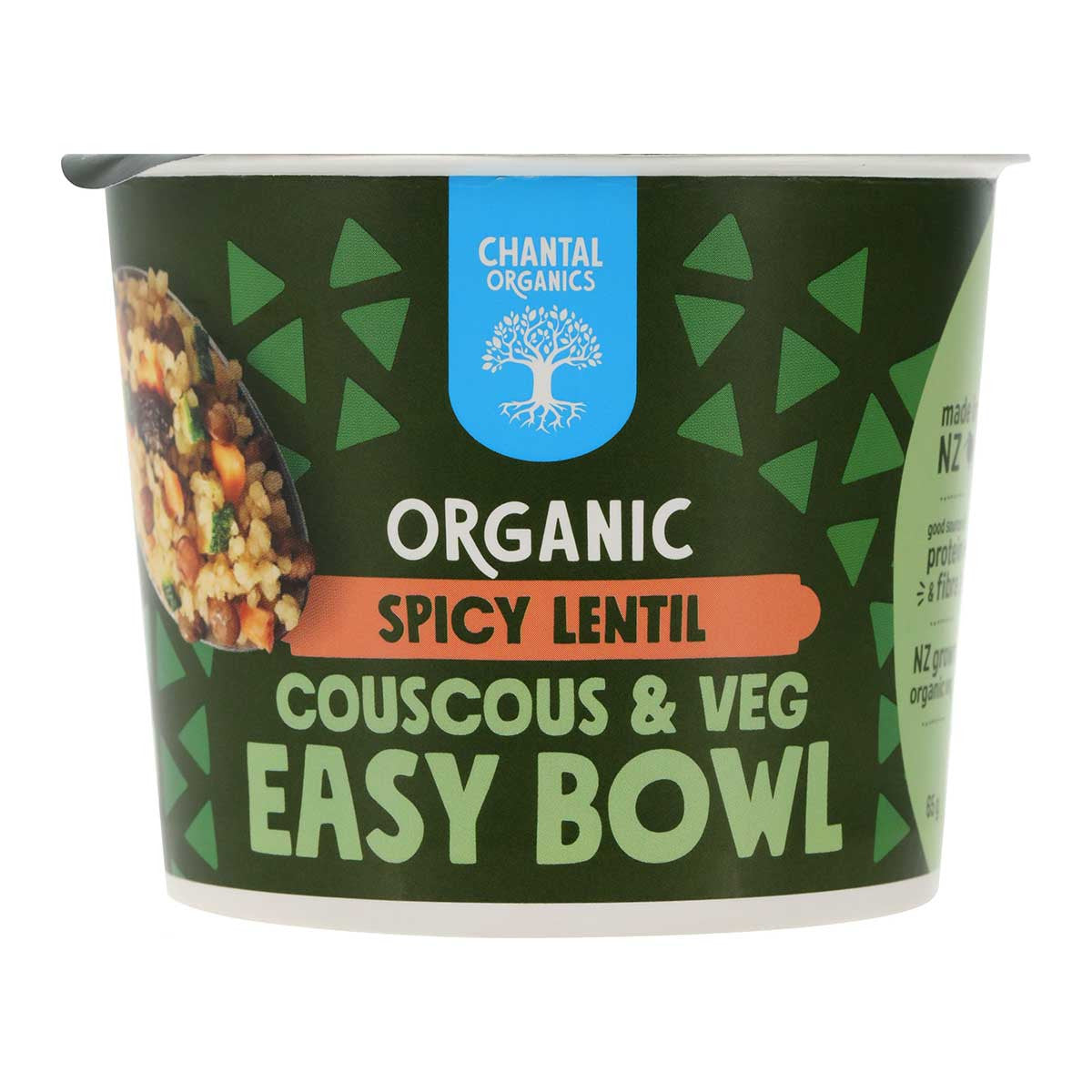 Buy Organic Spicy Lentil Couscous & Veg Easy Bowl by Chantal Organics I ...