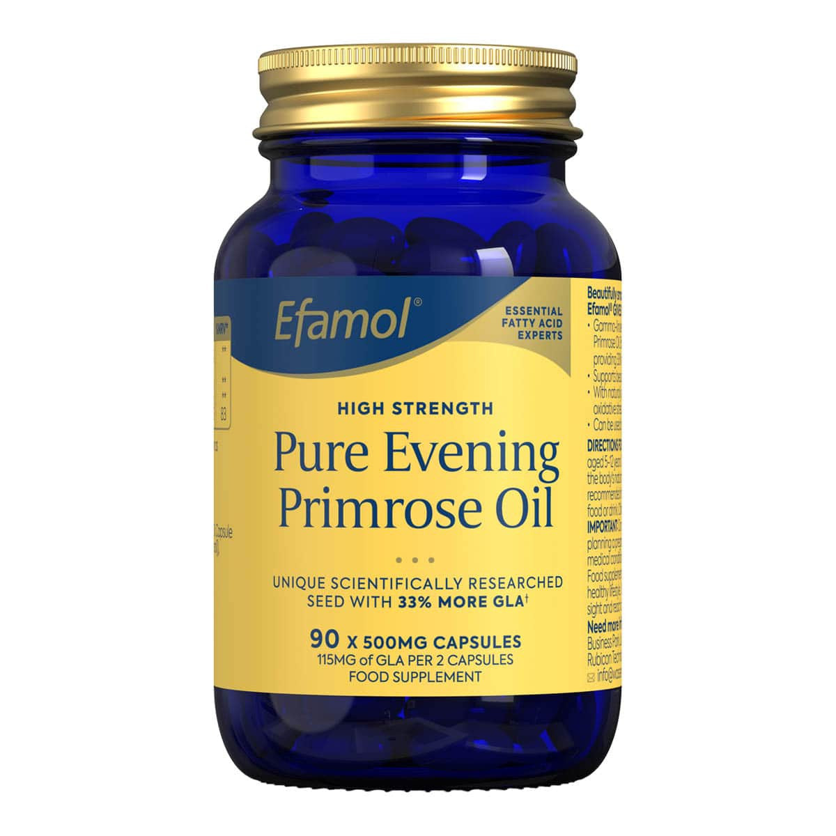 Buy Pure Evening Primrose Oil 500mg by Efamol I HealthPost NZ - 90 ...