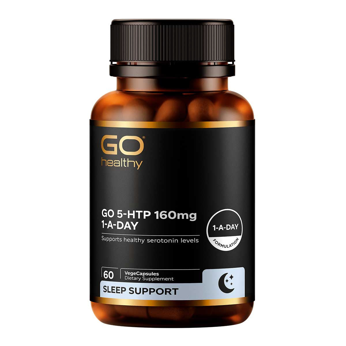 Buy Go Healthy Go 5-HTP 160mg 1-A-Day - 30 vegecaps | HealthPost NZ