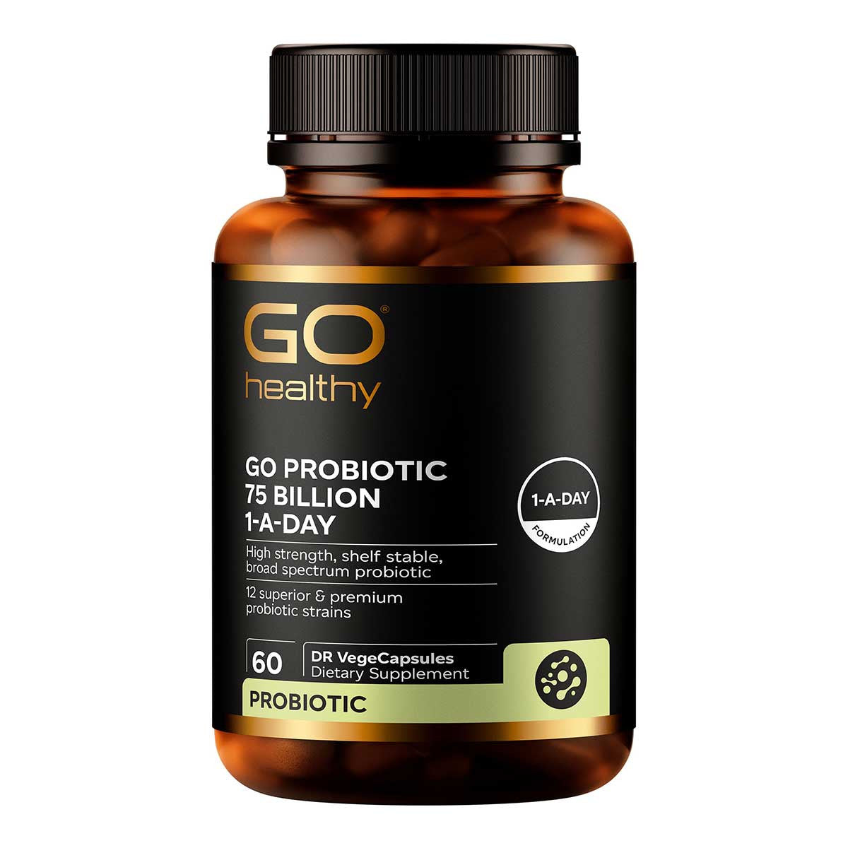 Buy Go Probiotic 75 Billion 1-A-Day by GO Healthy I HealthPost NZ - 30 ...