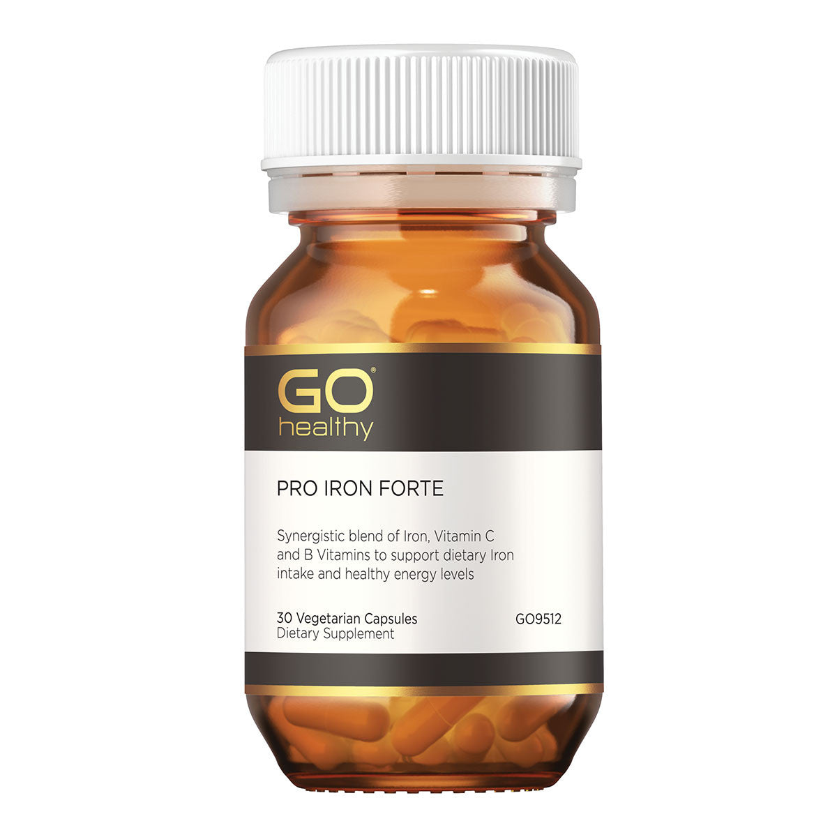 Buy Pro Iron Forte by GO Healthy Pro Series I HealthPost NZ - 30 vege ...