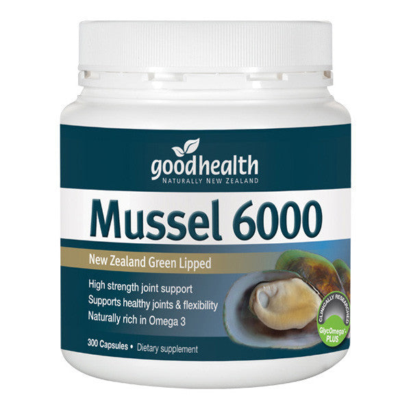 Buy Mussel 6000 by Good Health I HealthPost NZ - 100 capsules ...