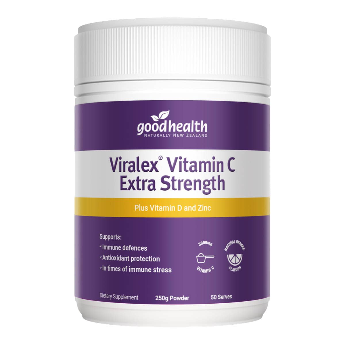 Buy Viralex Vitamin C Extra Strength by Good Health - 250gm | HealthPost NZ