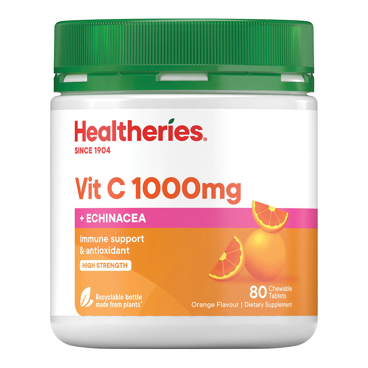 Buy Vit C 1000mg + Echinacea by Healtheries I HealthPost NZ - 80 ...