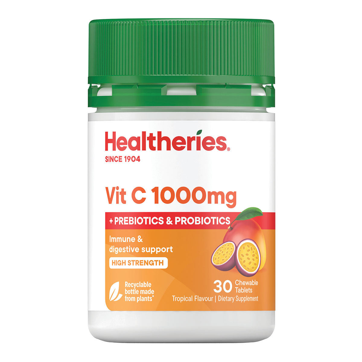 Buy Vit C 1000mg + Prebiotics & Probiotics by Healtheries I HealthPost ...