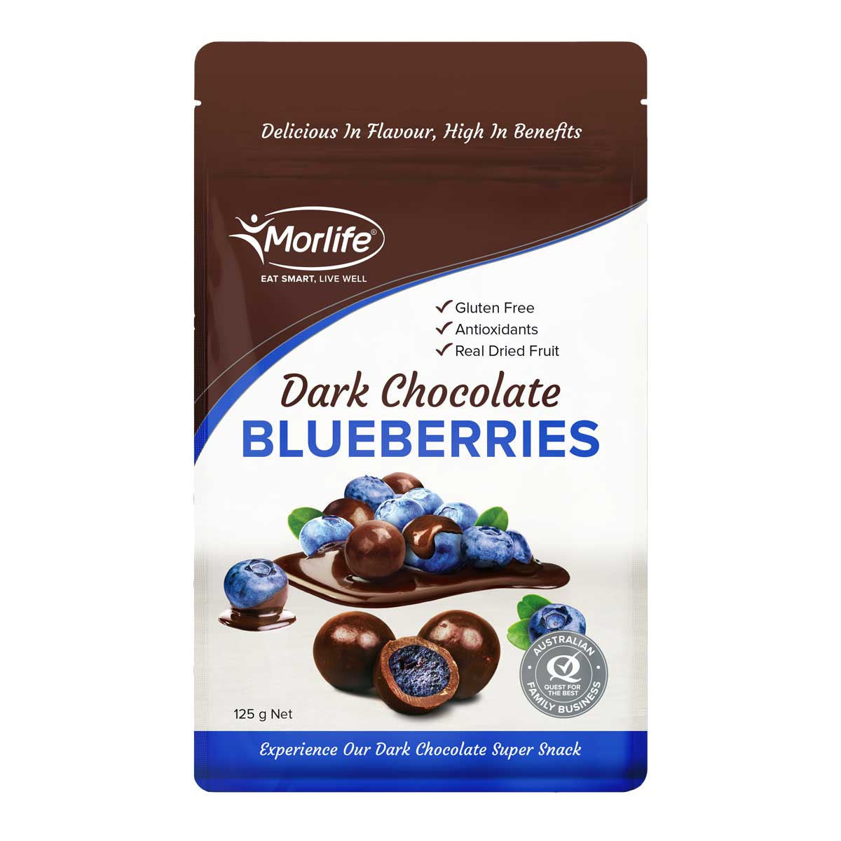 Buy Dark Chocolate Coated Blueberries by Morlife I HealthPost NZ ...