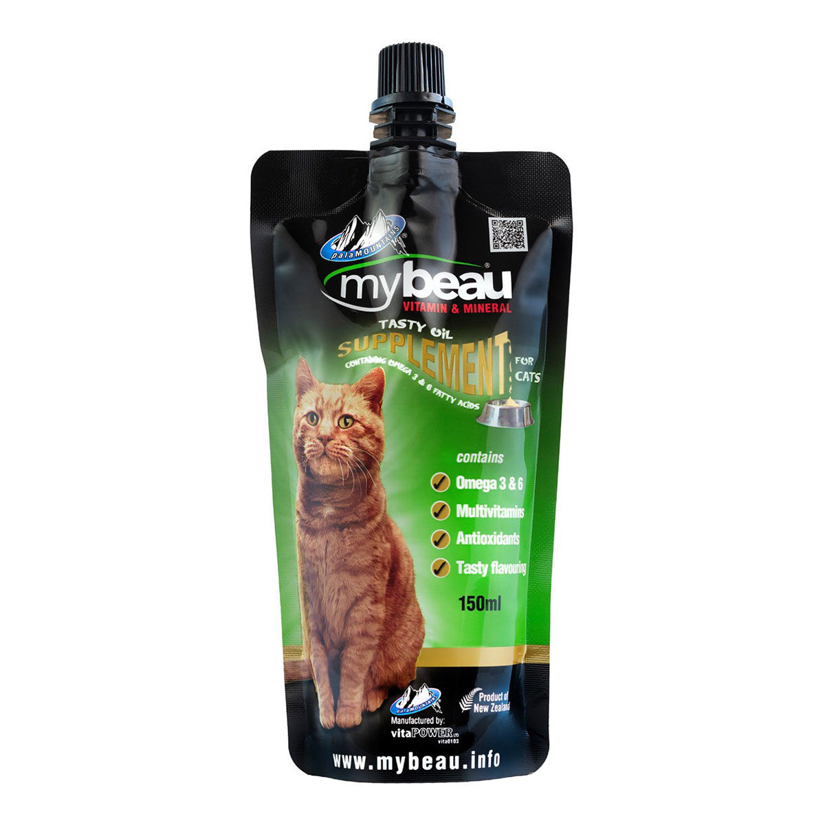 Buy Vitamin & Mineral for Cats by mybeau I HealthPost NZ - 150ml ...