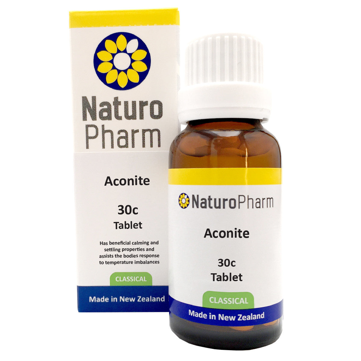 Buy Aconite Tablets by Naturo Pharm I HealthPost NZ - 30C 130 Tablets ...
