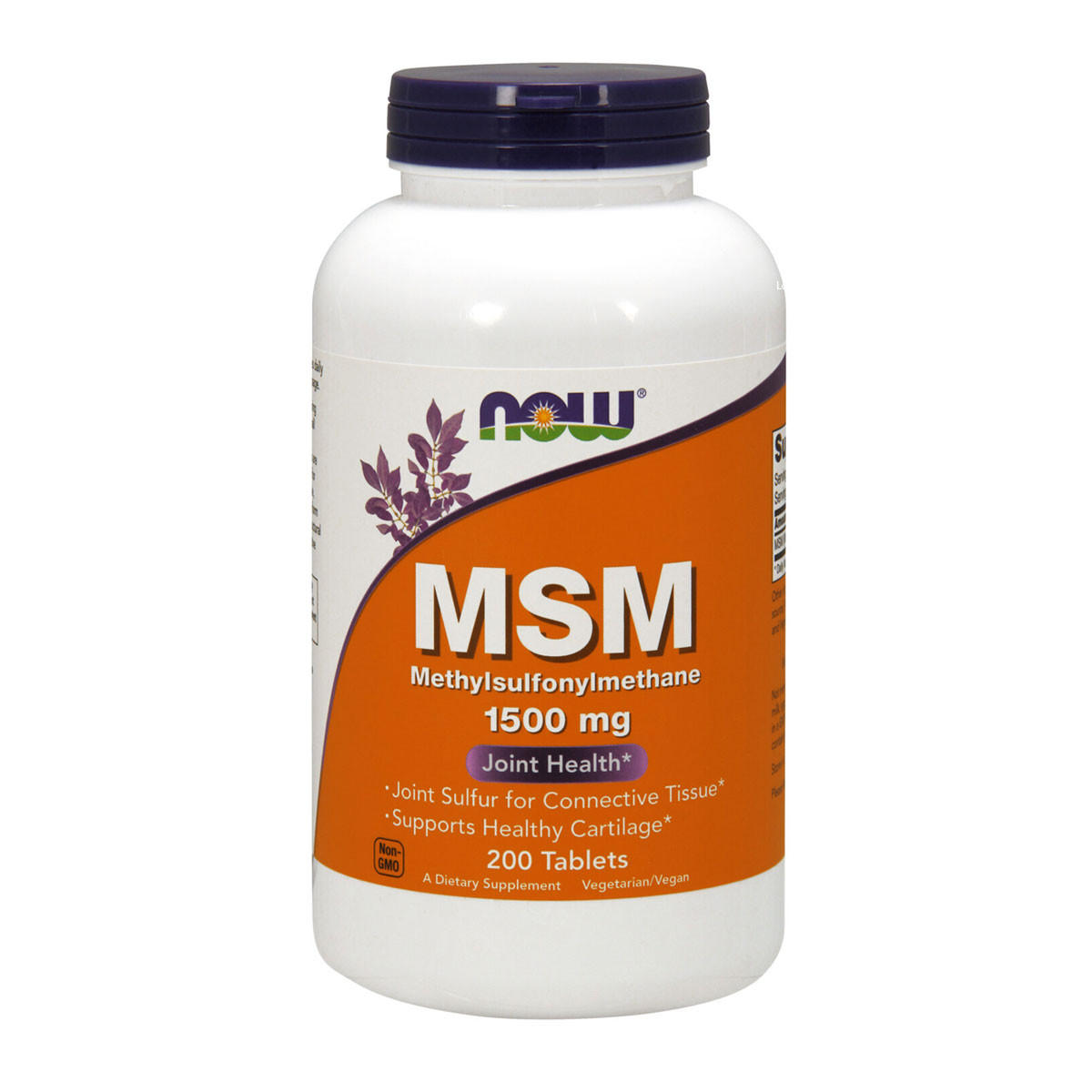 Buy MSM 1500mg by NOW foods I HealthPost NZ - 200 tablets | HealthPost NZ
