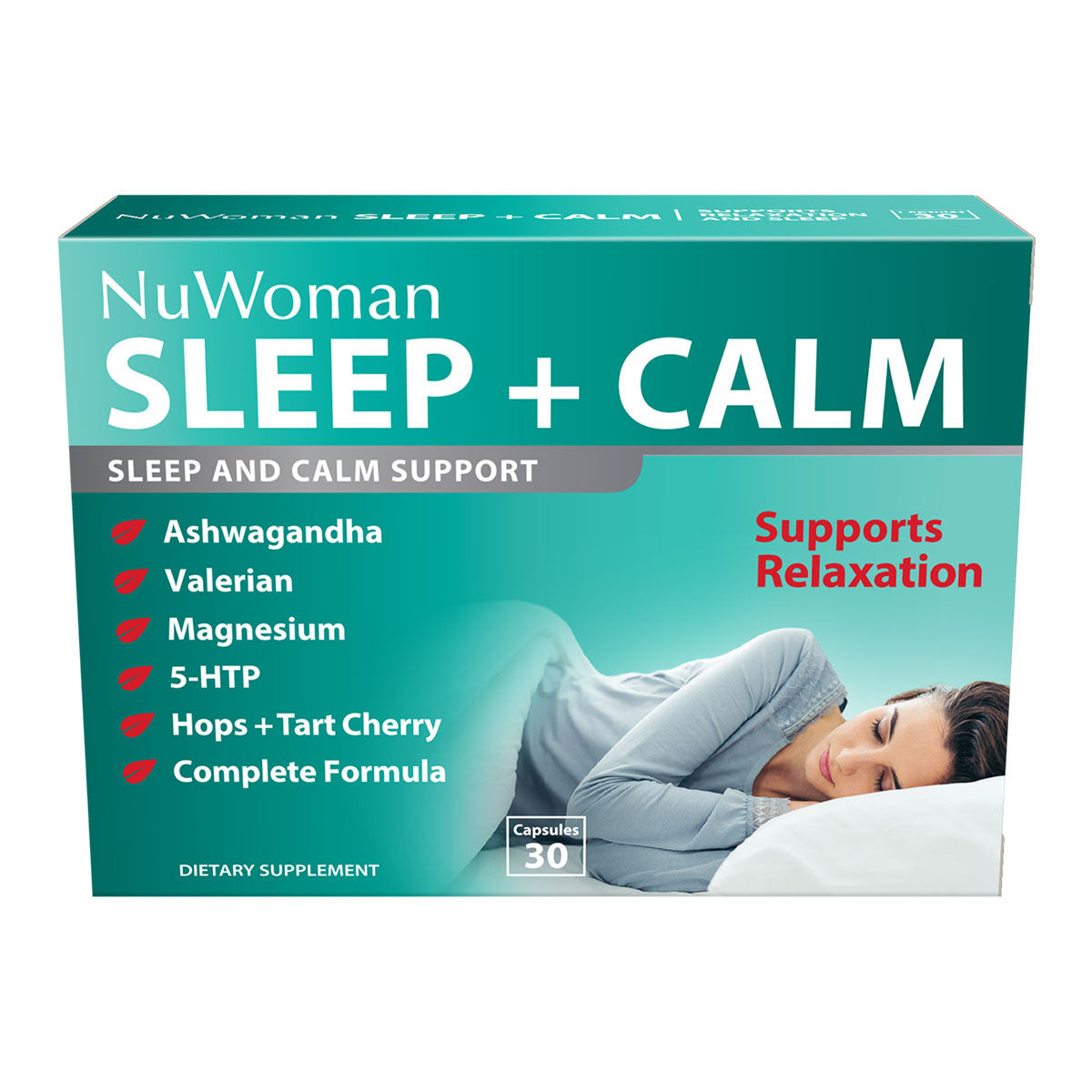 Buy SLEEP + CALM Sleep and Calm Support by NuWoman I HealthPost NZ - 30 ...