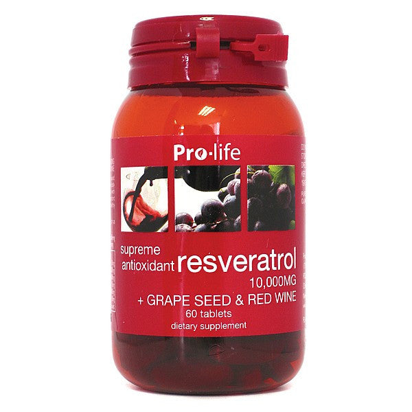 Buy Resveratrol + Grape Seed & Red Wine by Pro-life I HealthPost NZ ...