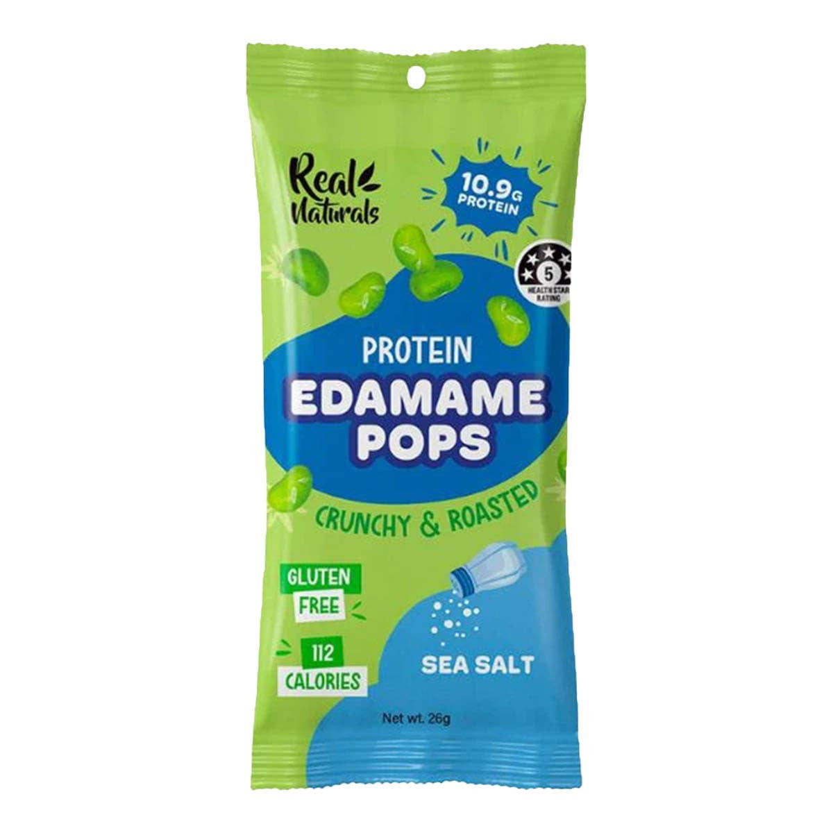 Buy Protein Edamame Pops - Sea Salt by Real Naturals I HealthPost NZ ...
