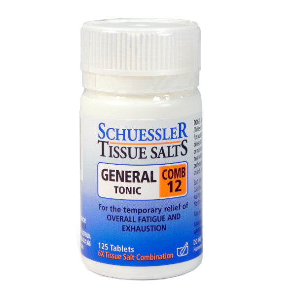 Buy Combination 12 - General Tonic Tablets by Schuessler Tissue Salts I ...