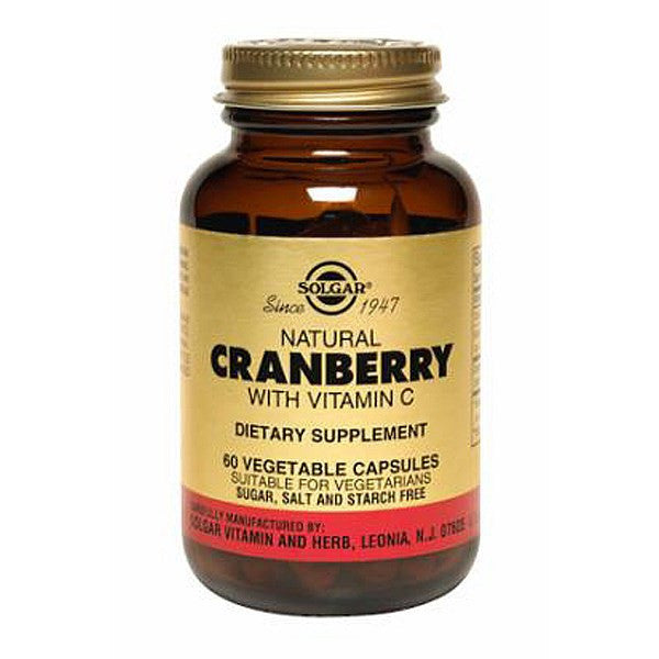 Buy Cranberry with Vitamin C by Solgar I HealthPost NZ - 60 vegecap ...