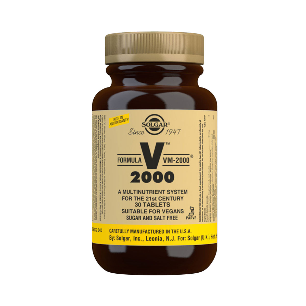 Buy Formula VM-2000 Multinutrient by Solgar I HealthPost NZ - 30 ...