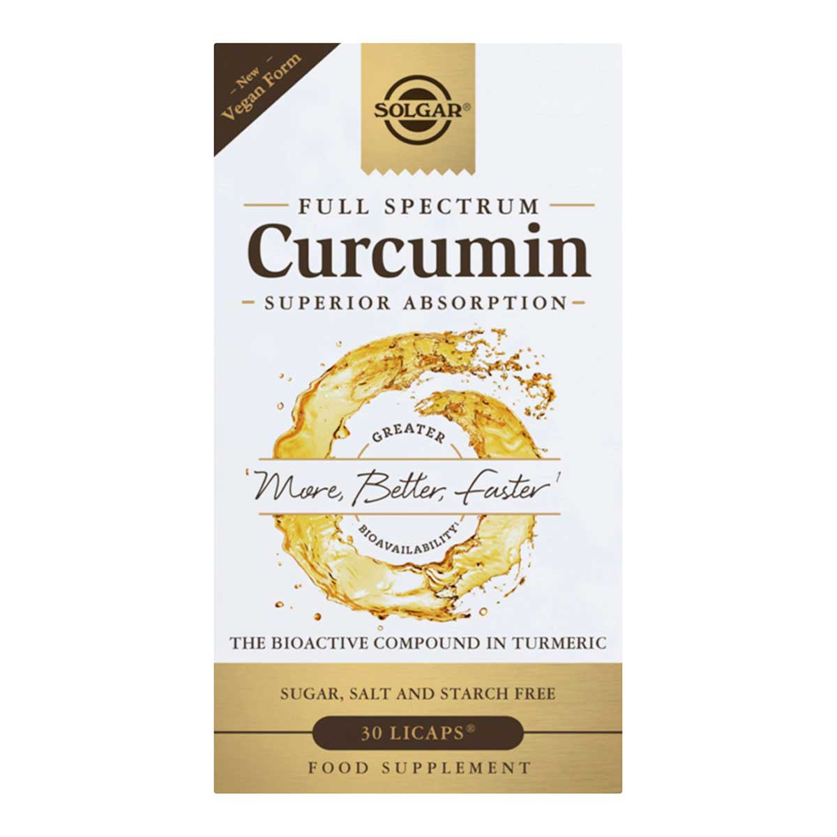 Buy Full Spectrum Curcumin by Solgar I HealthPost NZ - 30 softgels ...