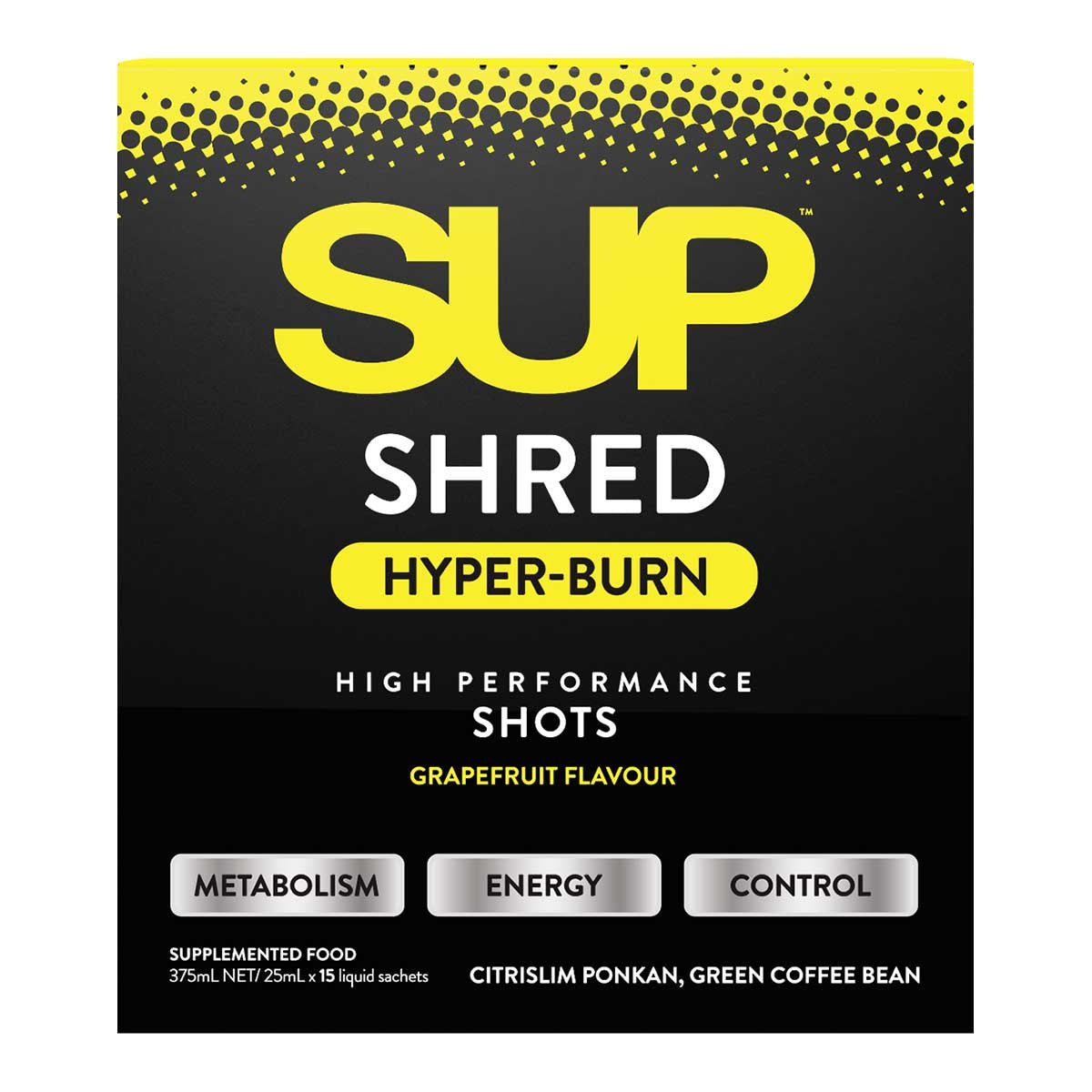 Buy Shred Hyper-Burn High Performance Shots by SUP I HealthPost NZ - 15 ...