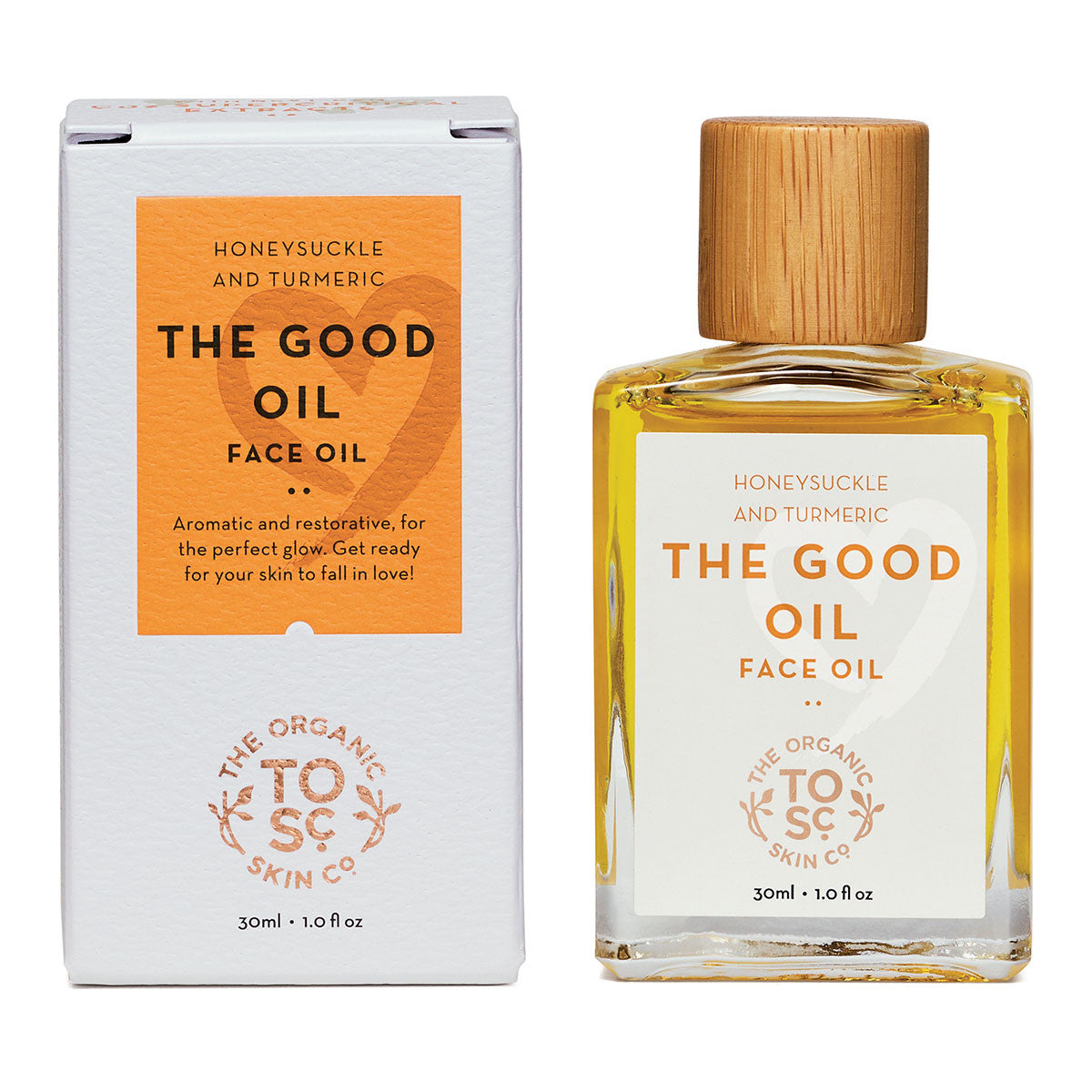 Buy Honeysuckle and Turmeric The Good Oil Face Oil by The Organic Skin ...