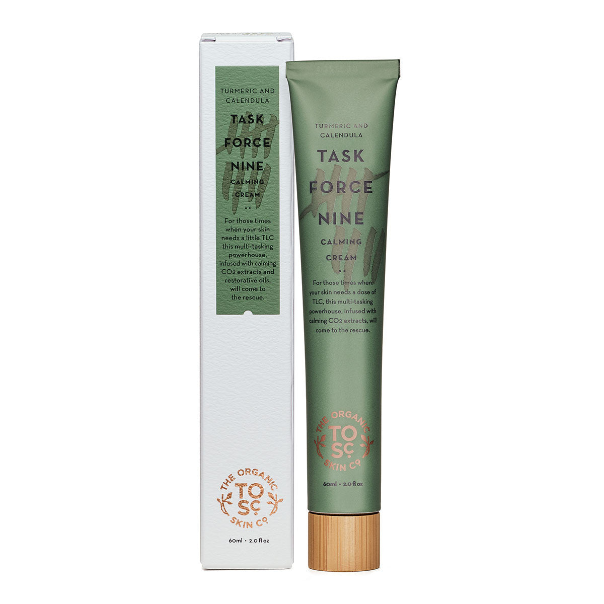 Buy Turmeric and Calendula Task Force Nine Calming Cream by The Organic ...