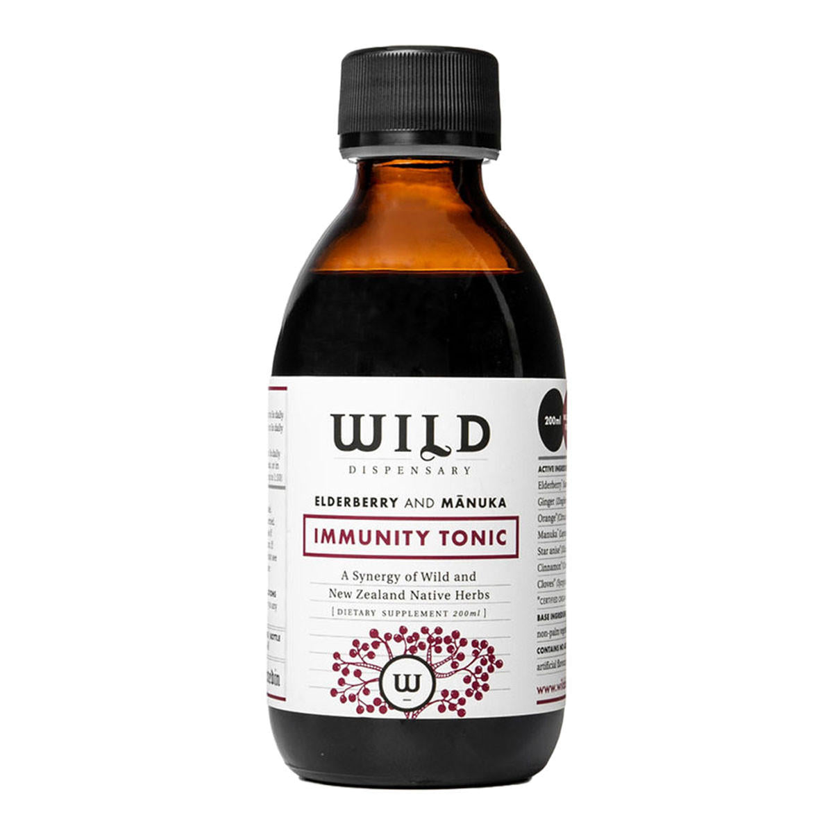 Buy Immunity Tonic by Wild Dispensary I HealthPost NZ - 200ml ...
